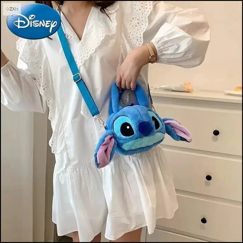 New Disney Plush Rackpack ins японский синий стежок забавный мультфильм с большим количеством студенческого рюкзака для детского сада для детского подарка детского сада подарок, Cool Blue, SKU02951