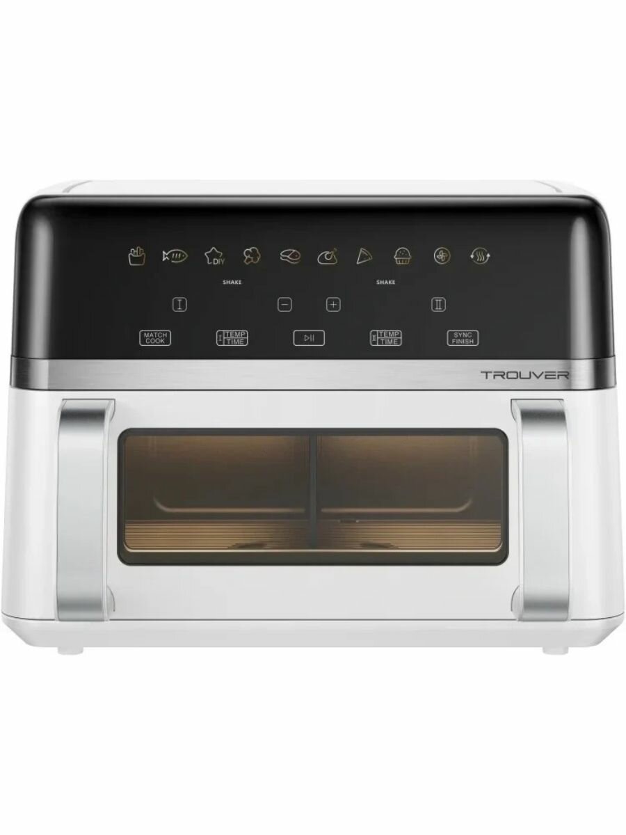 Аэрогриль Trouver FD20s Pro, 10 л, 10 программ, корзина FlexZone, белый