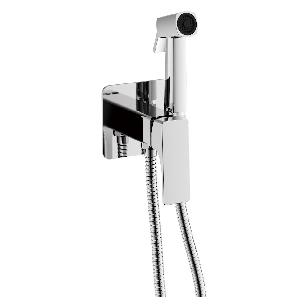 Гигиенический душ BELZ B55709 со смесителем, С внутренней частью, хром