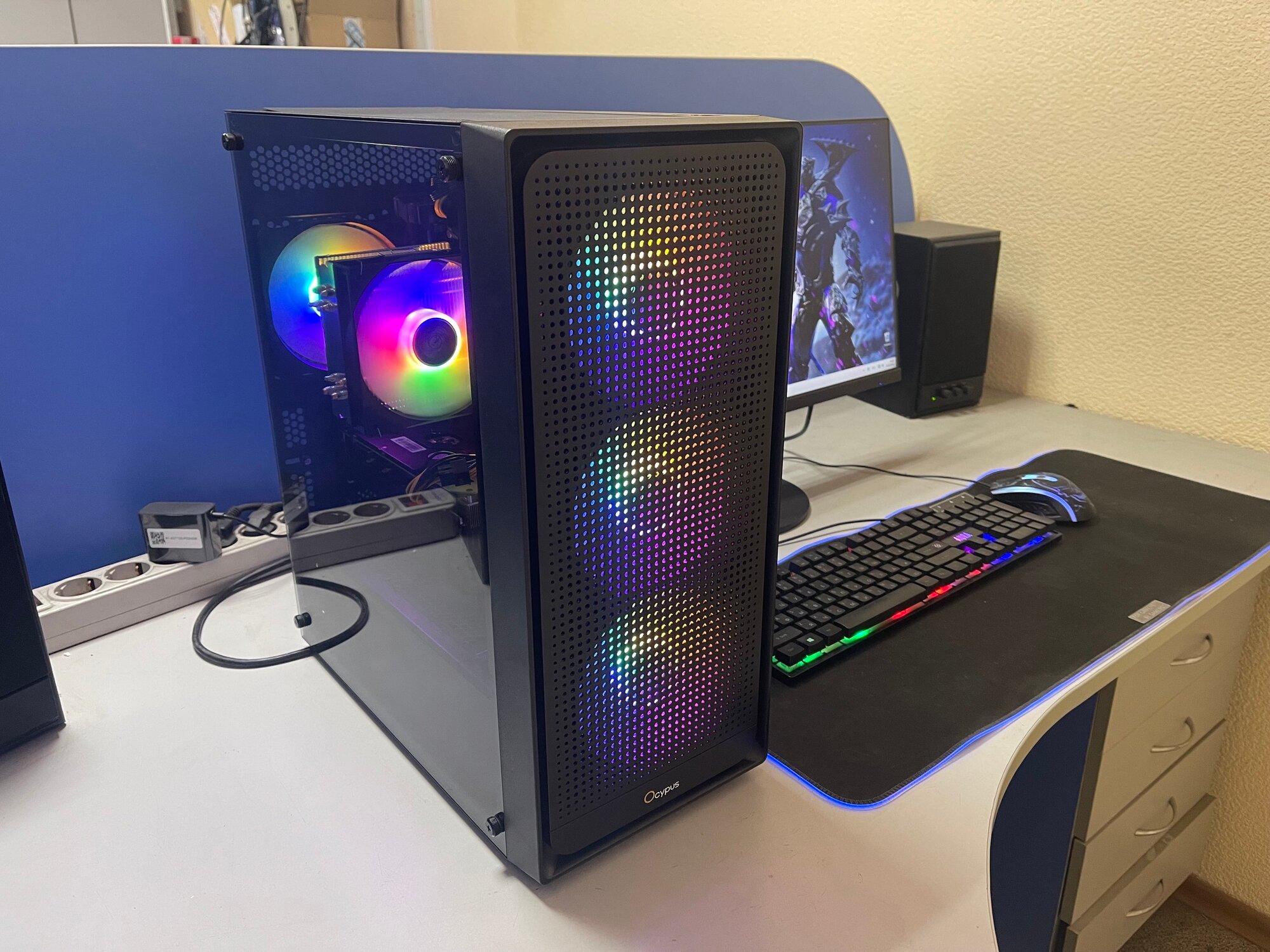 Мощный игровой ПК ryzen 5 5500 16Гб ddr4 RTX3070ti 8Gb Laptop SSD 512Гб 700W