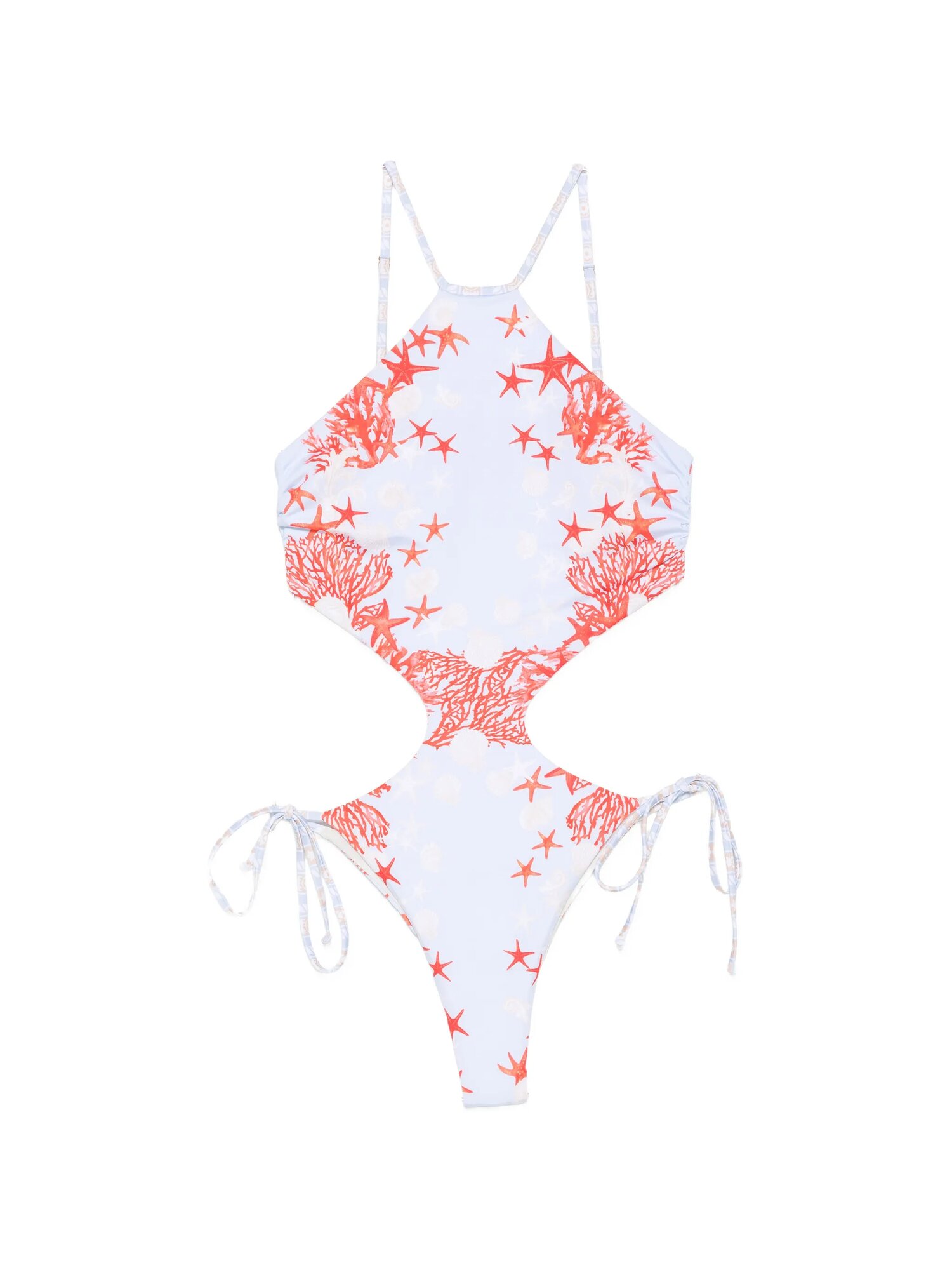 Купальник Cut-out starfish-print swimsuit