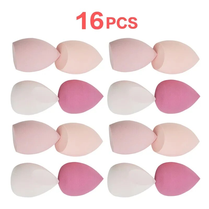 16шт. Косметические губки для макияжа, Цвет: 16PCS-D