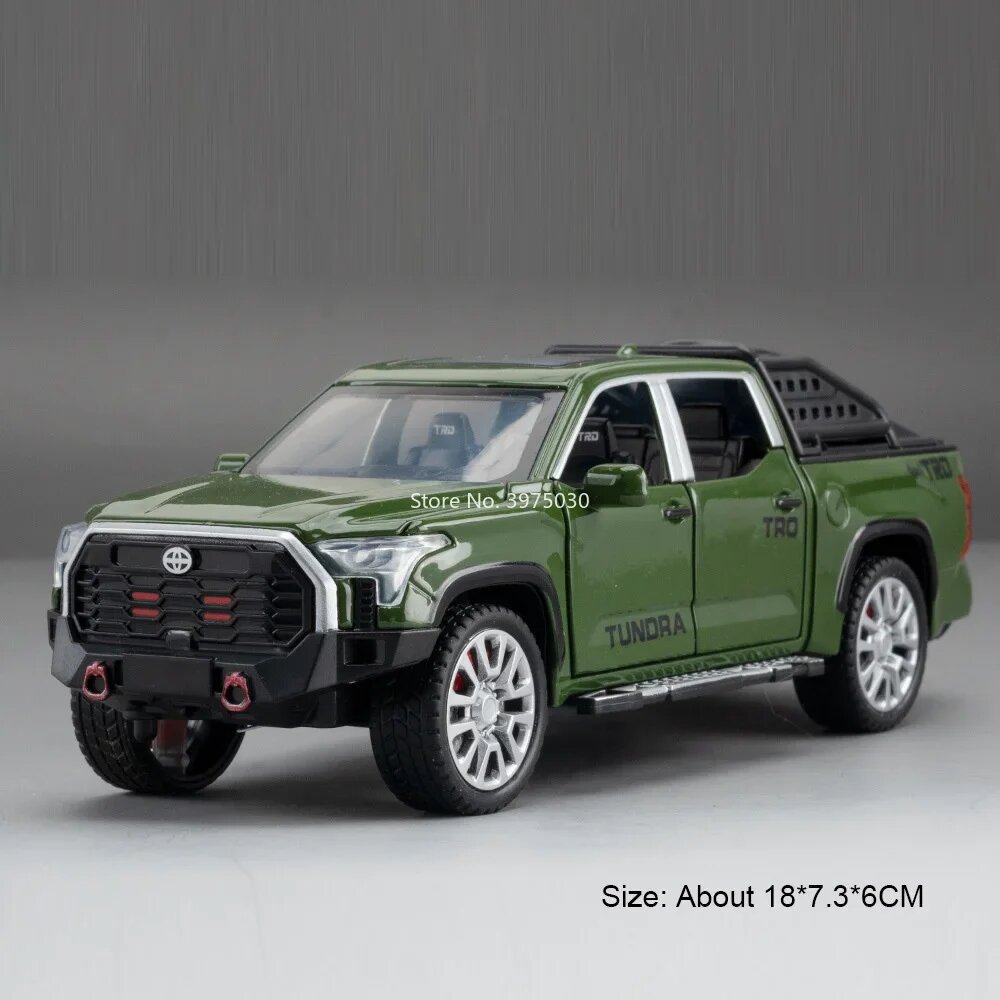 Масштабная модель автомобиля RMZ City Hilux TUNDRA TRD 4X4 1:32 TUNDRA Green