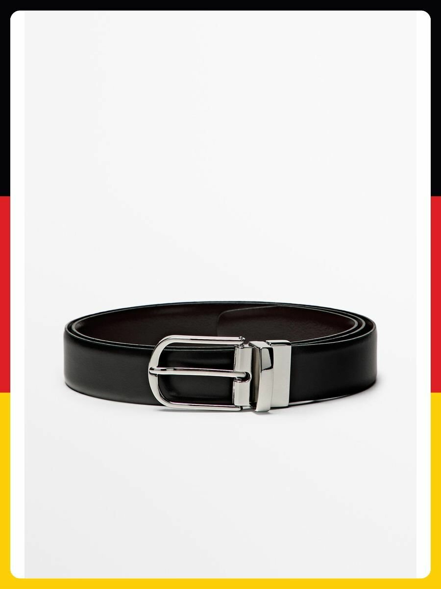 Ремень Massimo Dutti 2731/305, черный, 100