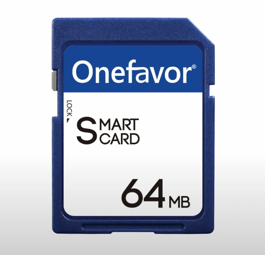 Карта памяти SD 64Mb Onefavor Smart Card