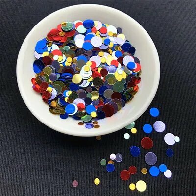 Блестки для нейл-арта ipatches 20г, разноцветные, 3-6 мм Random Mix