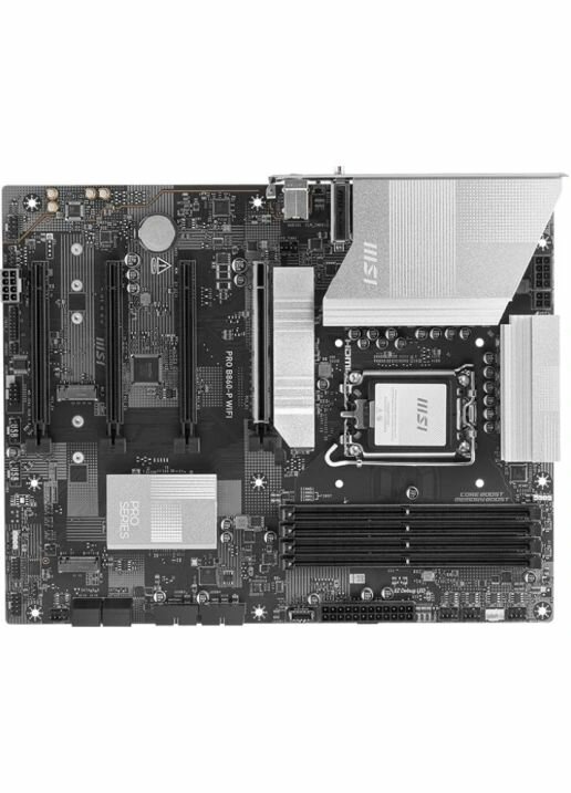 Материнская плата MSI PRO B860-P WIFI Soc-1851 Intel B860 4xDDR5 ATX AC`97 8ch(7.1) 5Gigabit RAID+HDMI+DP