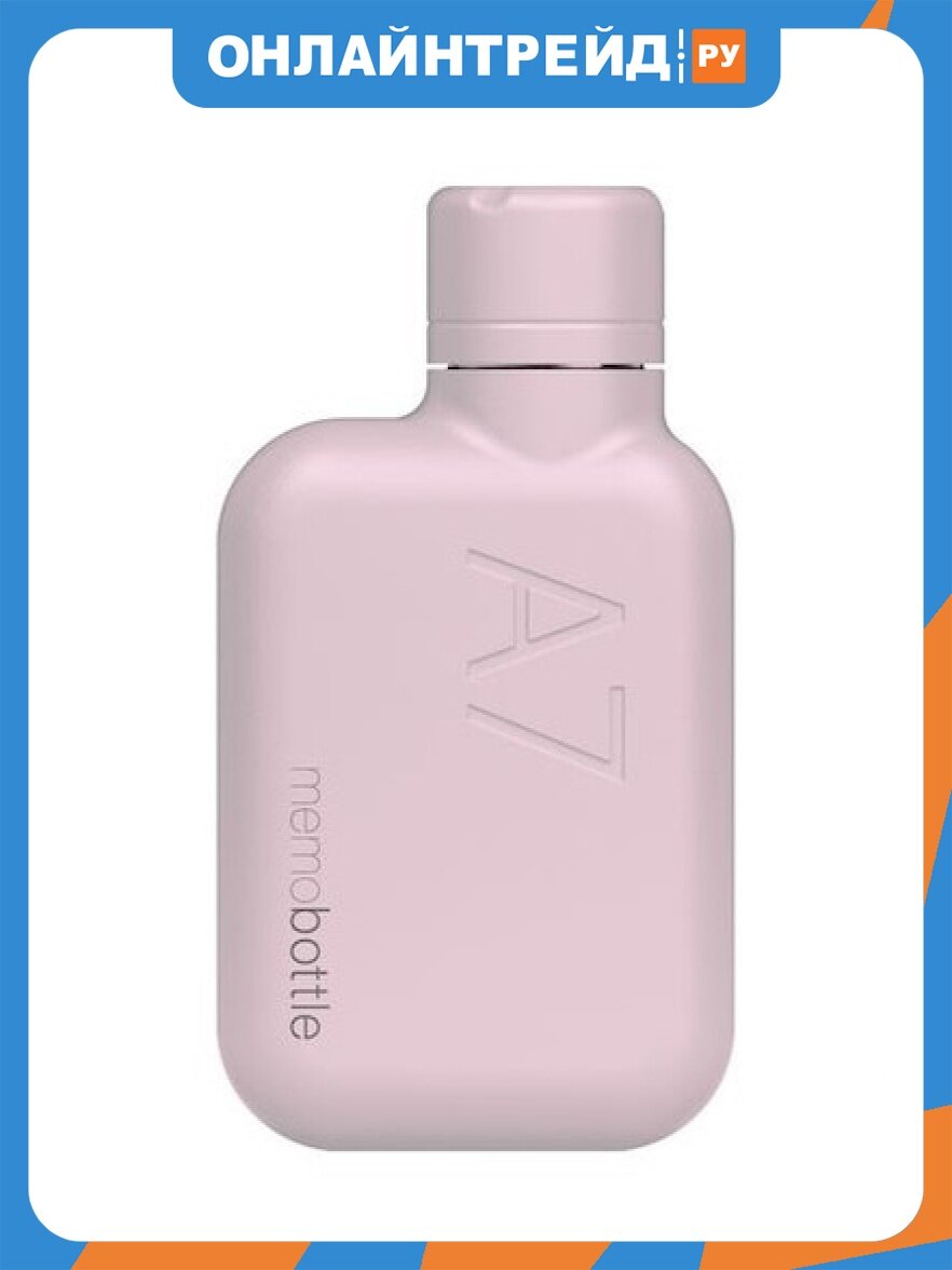 Бутылка для воды Memobottle A7, из нержавеющей стали, розовый