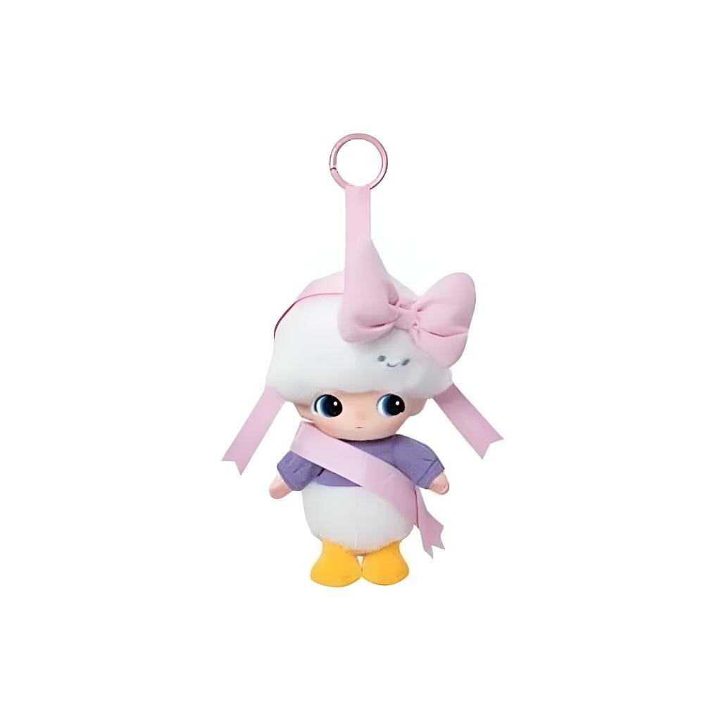Виниловый брелок-плюш унисекс POP MART Dimoo World X Disney Series, Confirmed Style-Daisy's Gift (Open Gift Bag)