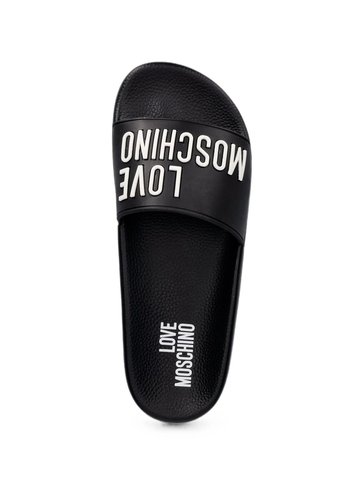 Шлёпанцы LOVE MOSCHINO Logo-lettering slides, размер 39 — фото 1