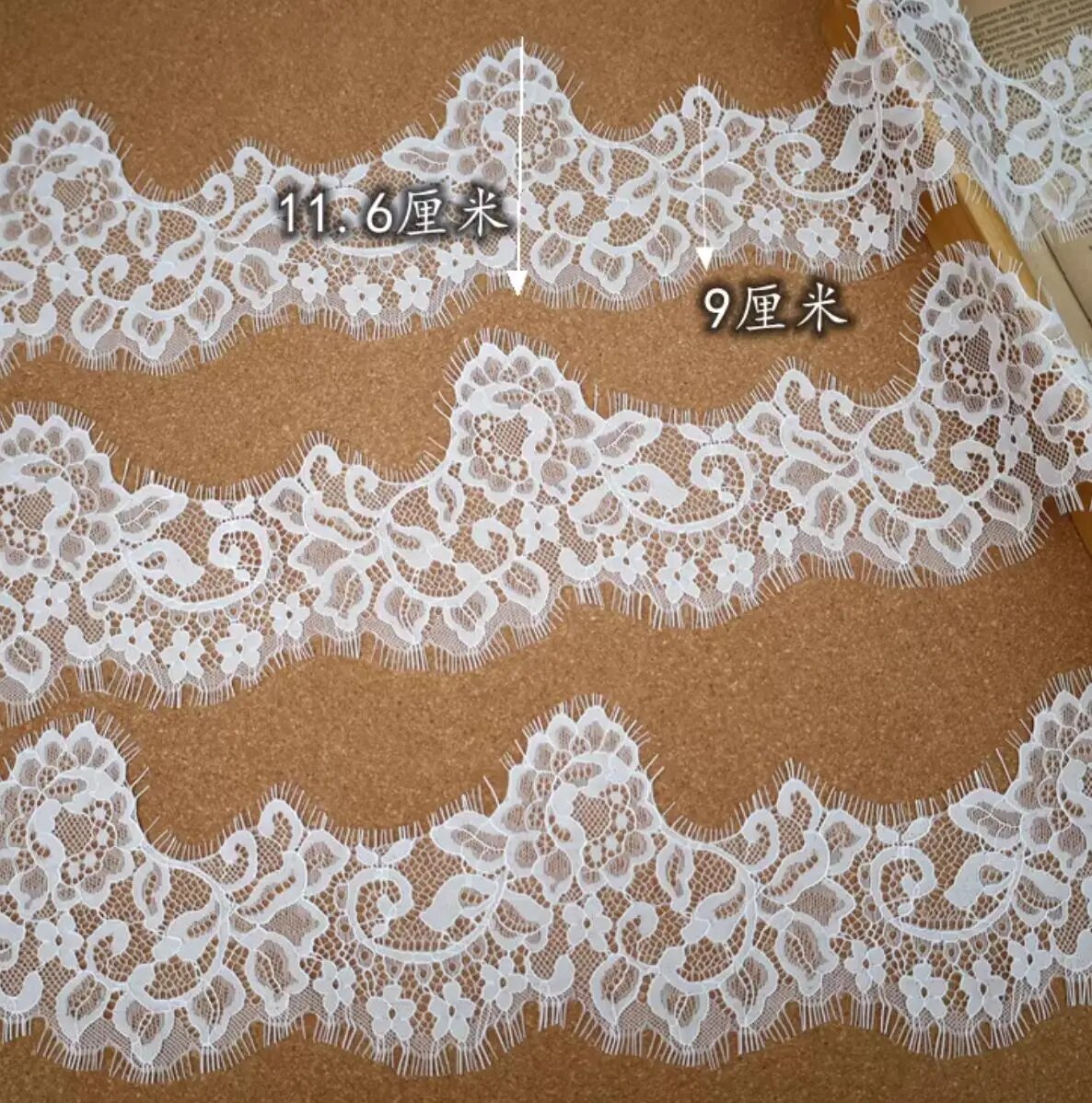 Кружево Off White 11.6см, 30 м
