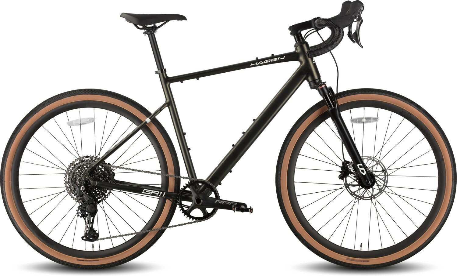 Велосипед Hagen GR Eleven Air (11) 700C (2026), рама M (165-175 см), темная бронза полумат