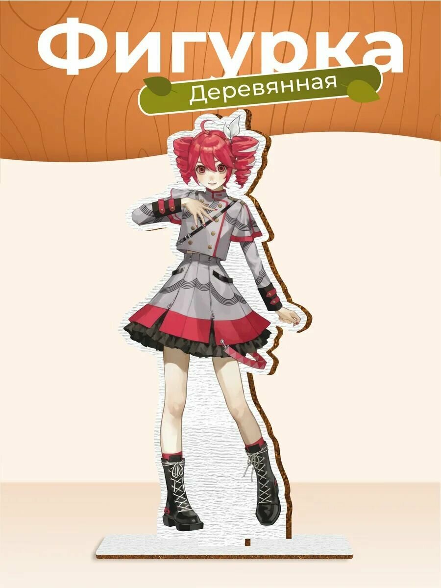 Деревянная фигурка Тето касане вокалоид Kasane Teto Vocaloid