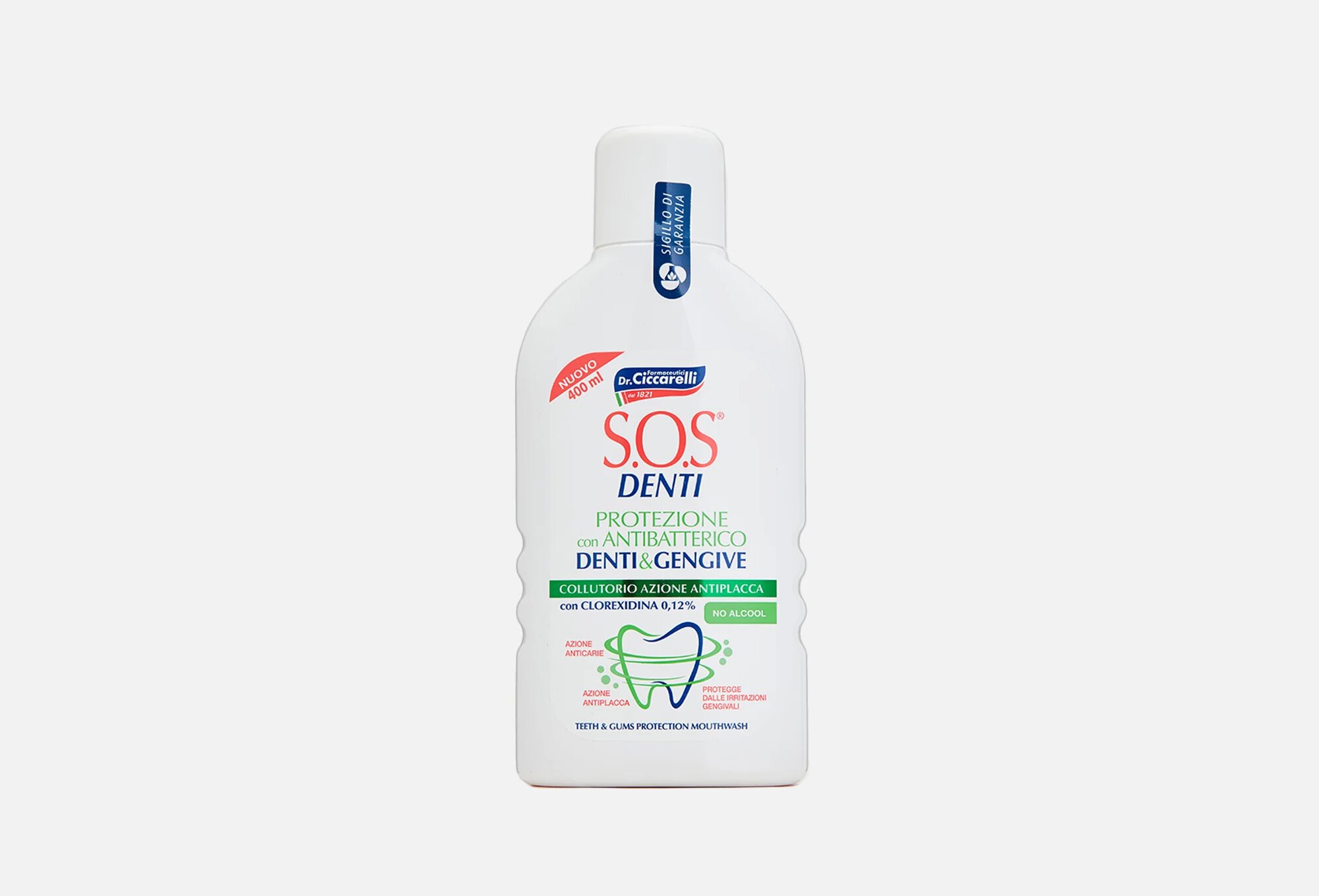 S.O.S. Denti Teeth and Gums Protection with antibacteria Ополаскиватель для полости рта 1шт