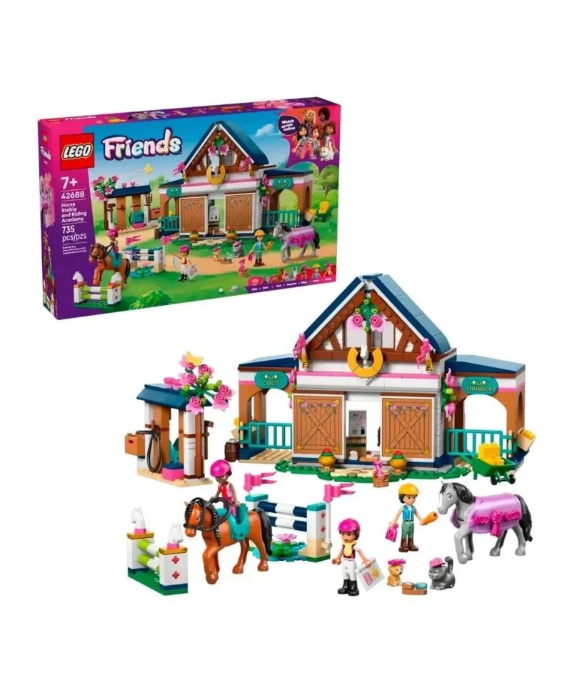 Конструктор LEGO Friends 42688 Конюшня и школа верховой езды 735 дет.