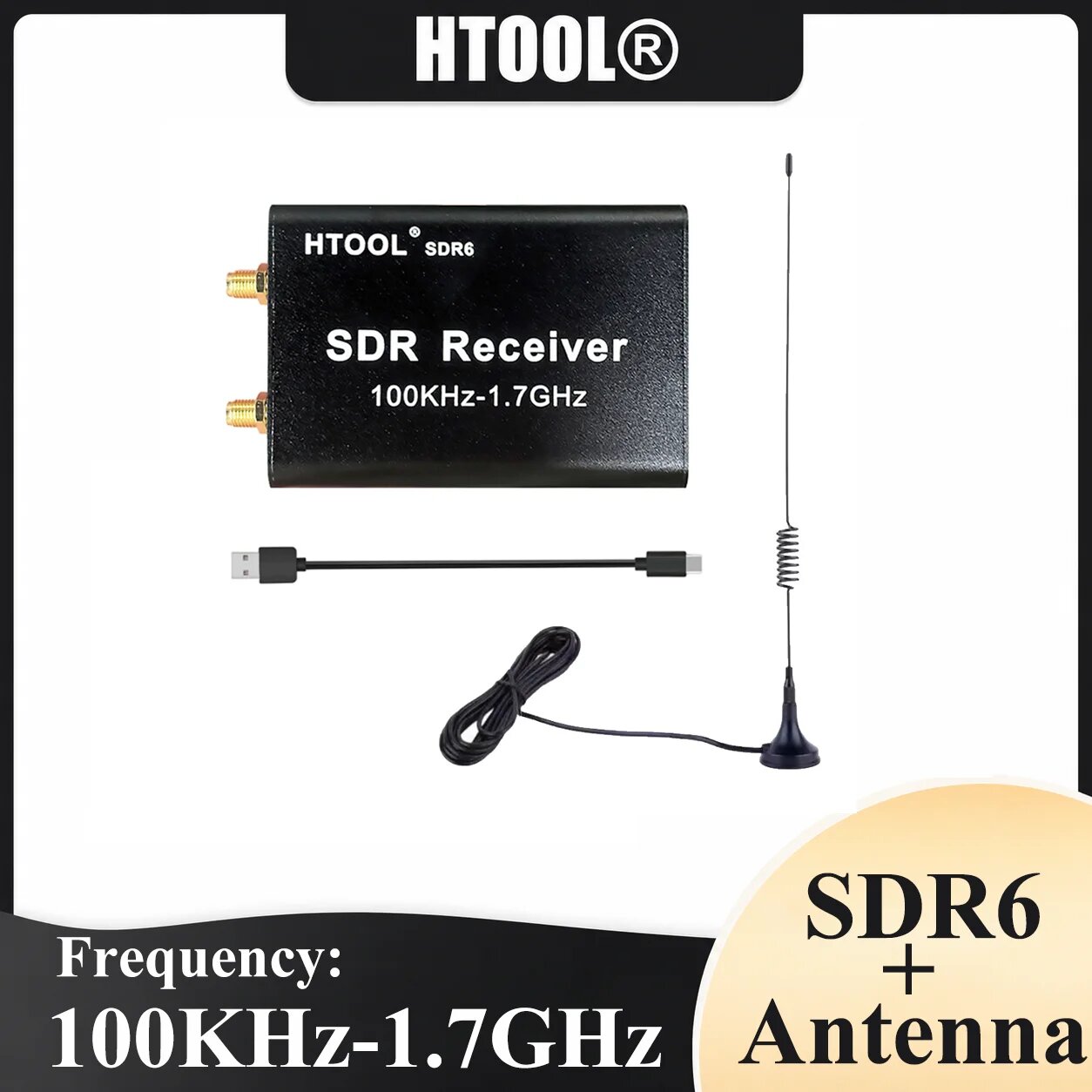 USB радиоприемник HTOOL SDR6 RTL2832U
