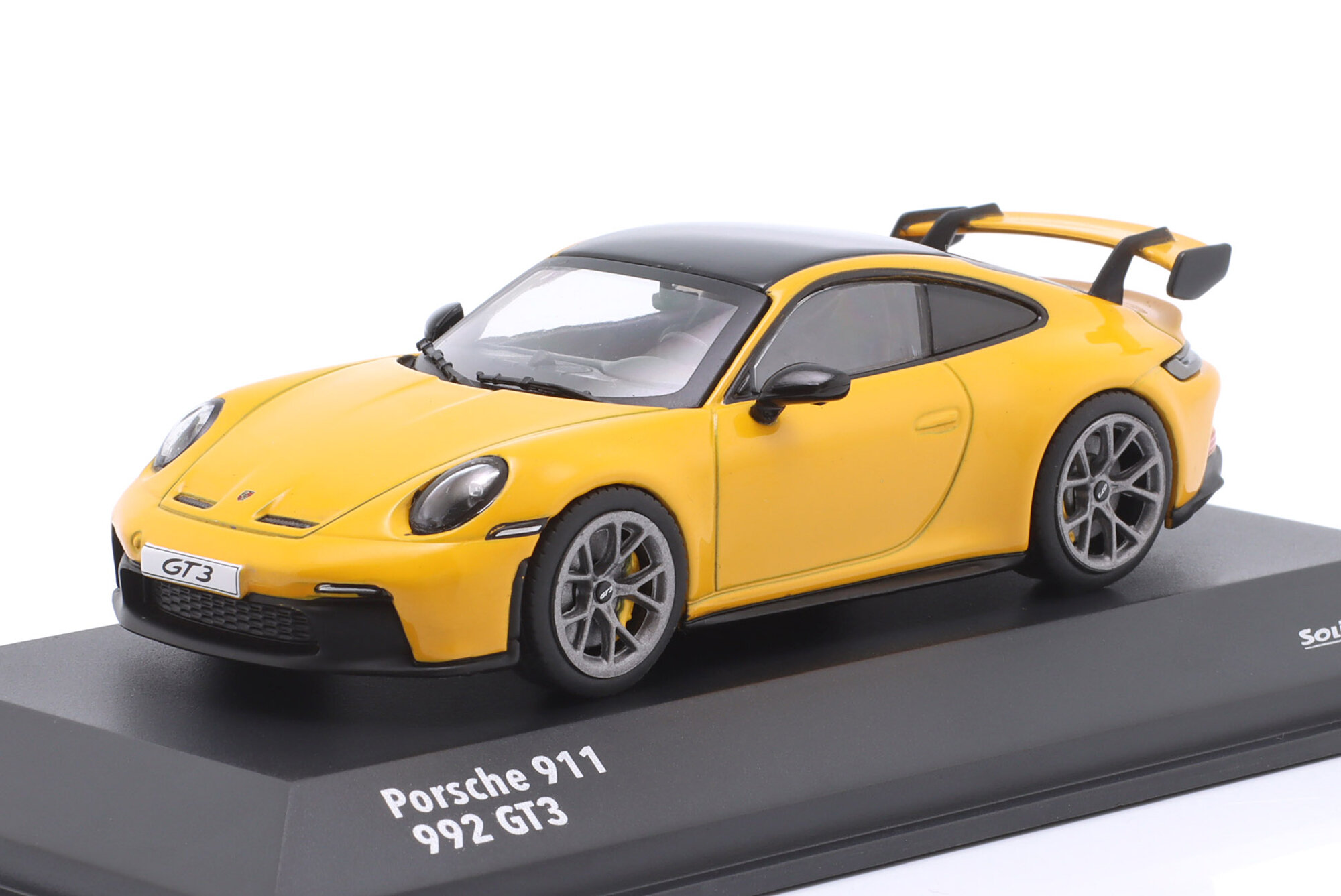 Модель коллекционная SOLIDO Porsche 911 (992) GT3 2023 yellow black