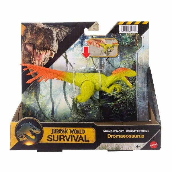 Фигурка Динозавра Mattel Jurassic World SURVIVAL- Dromaeosaurus/Дромеозавр из фильма Мир юрского периода - JKL71