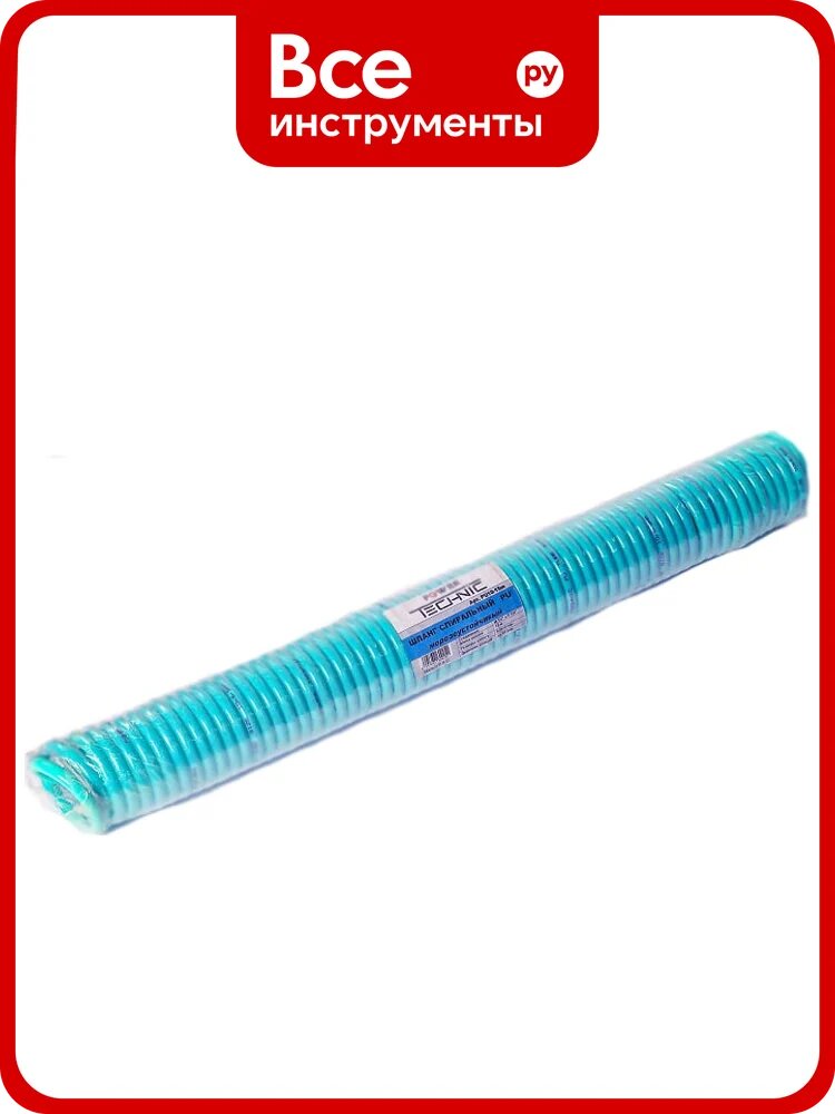 Шланг спиральный PU 15 м, 8x12 мм, полиуретан, 1/4 EURO POWER TECHNIC PU12-15m