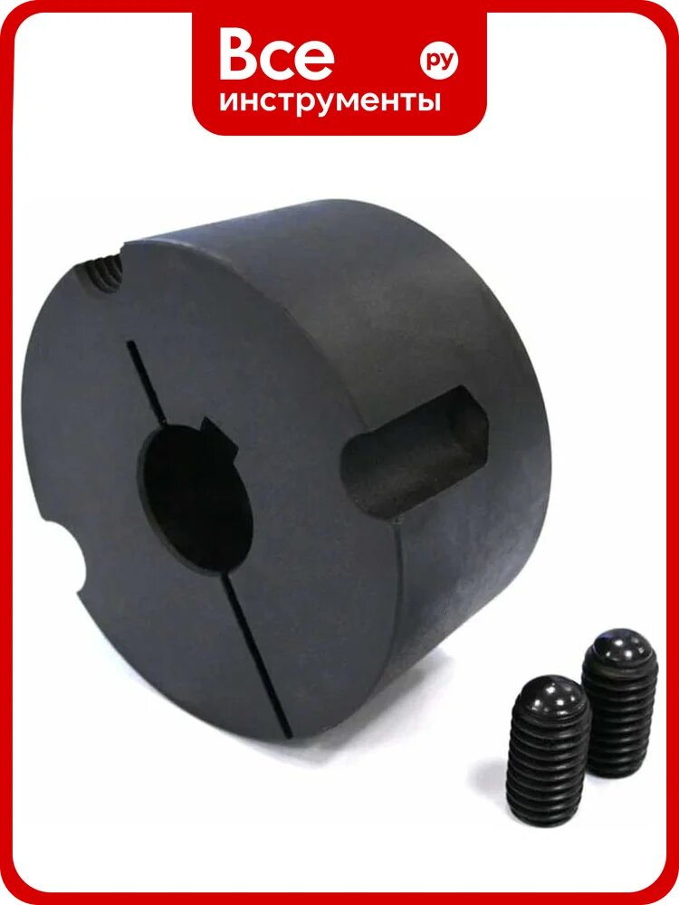 Втулка KRB TB1008x12MM 4687206353893 – металлическая втулка с шпонным пазом для надёжного шпонного соединения