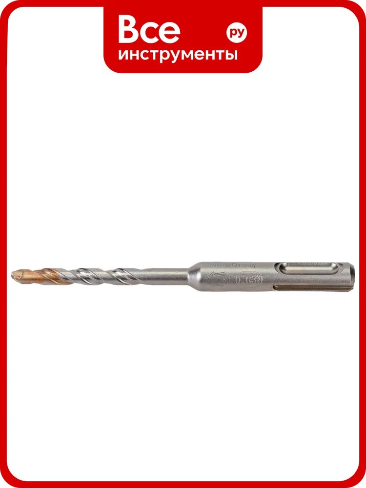 Бур SDS‑plus Kraftool 29320‑110‑06 з02 для бетона, гранита и кирпича, стандартный тип, двухгранный хвостовик
