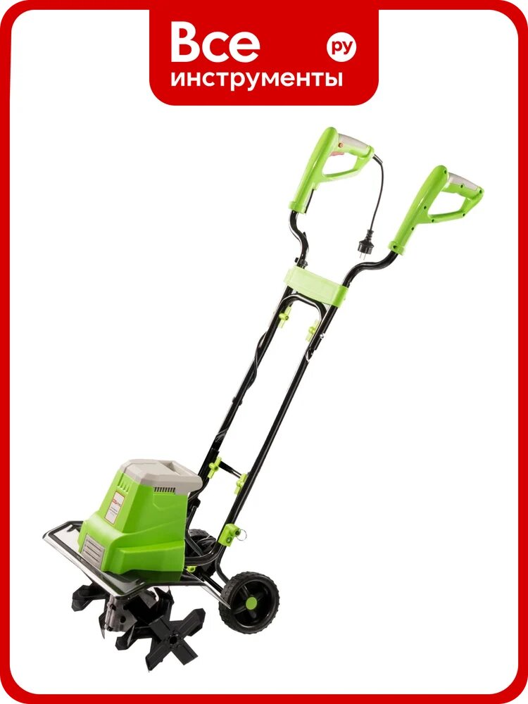 Культиватор электрический REDVERG RD‑T1500 6690510 с червячным редуктором, складной ручкой, бытовым классом