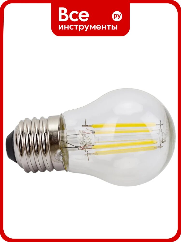 Лампа светодиодная филаментная Osram LS CLP40 4W/865 230VFILCL E2710x1 4058075688285