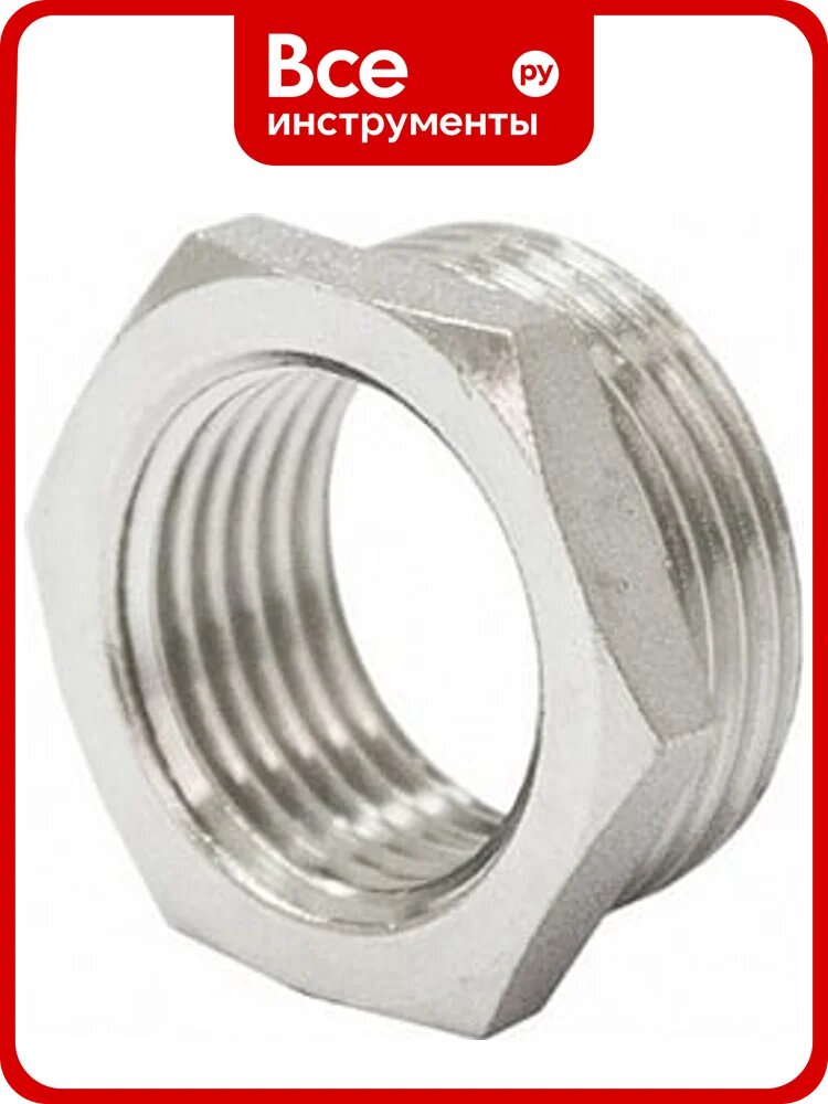 Футорка STI 1 1/2" x 1 1/4" никелированная D270-05040