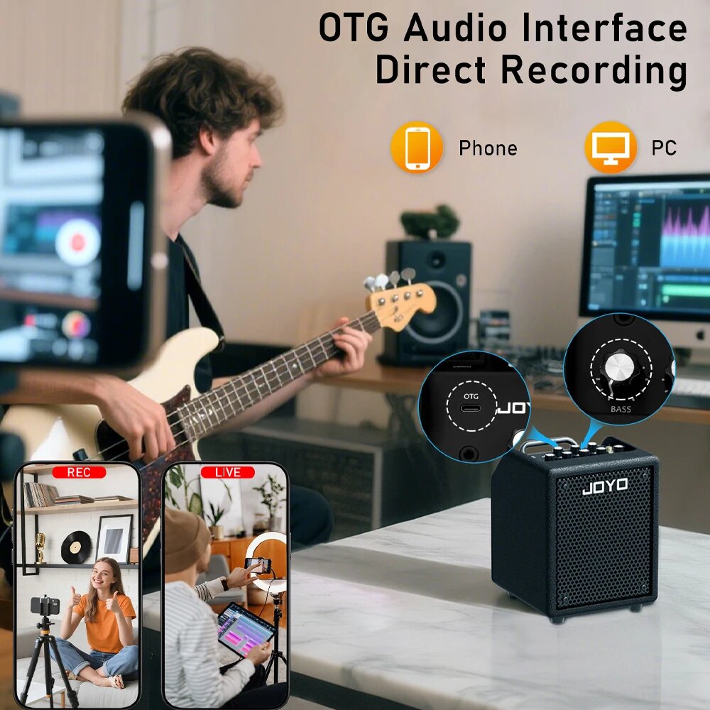 JOYO BA-30 VIBE CUBE, черный, 30Вт — фото 1
