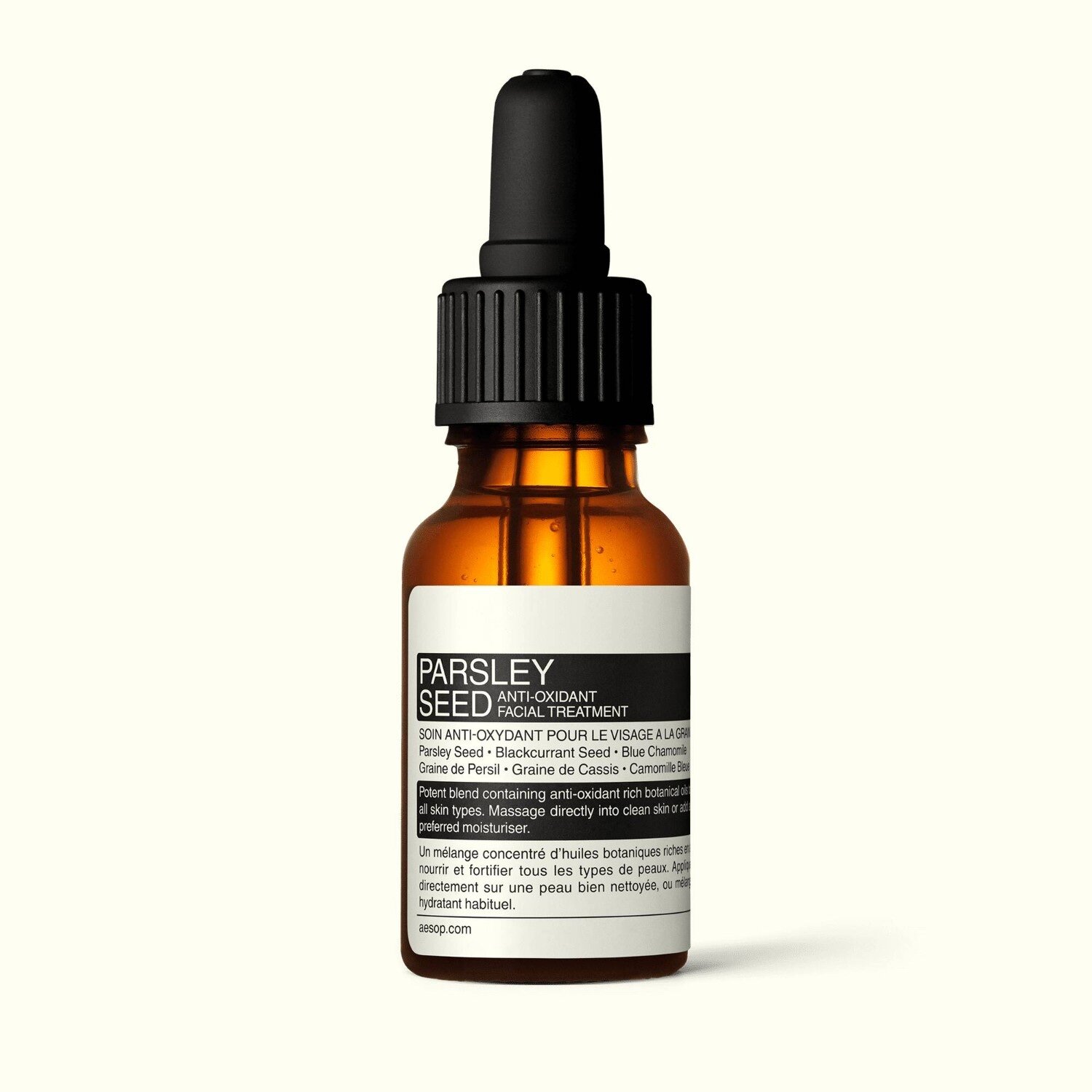 Масло для лица с антиоксидантами AESOP Parsley Seed Anti-Oxidant Facial Treatment 15 мл