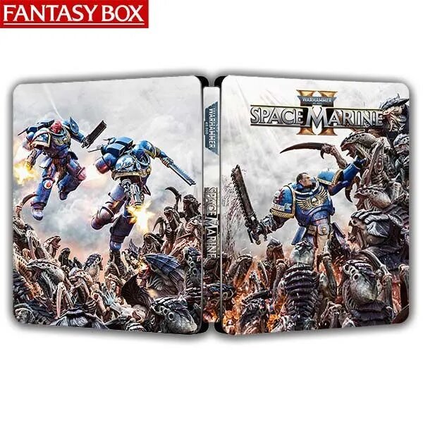 Warhammer 40K Space Marine 2 Special Edition Steelbook FantasyBox(Только стальной корпус, без диска с игрой)