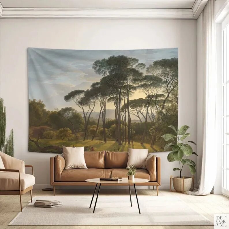 BeLOC Гобелен "Итальянский пейзаж с зонтичными соснами" 180x230 см