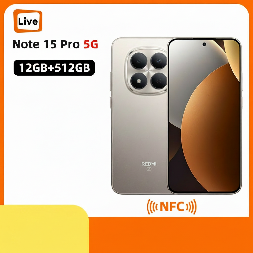 Смартфон Xiaomi Redmi Note 15 Pro 5G, 12/512ГБ, global