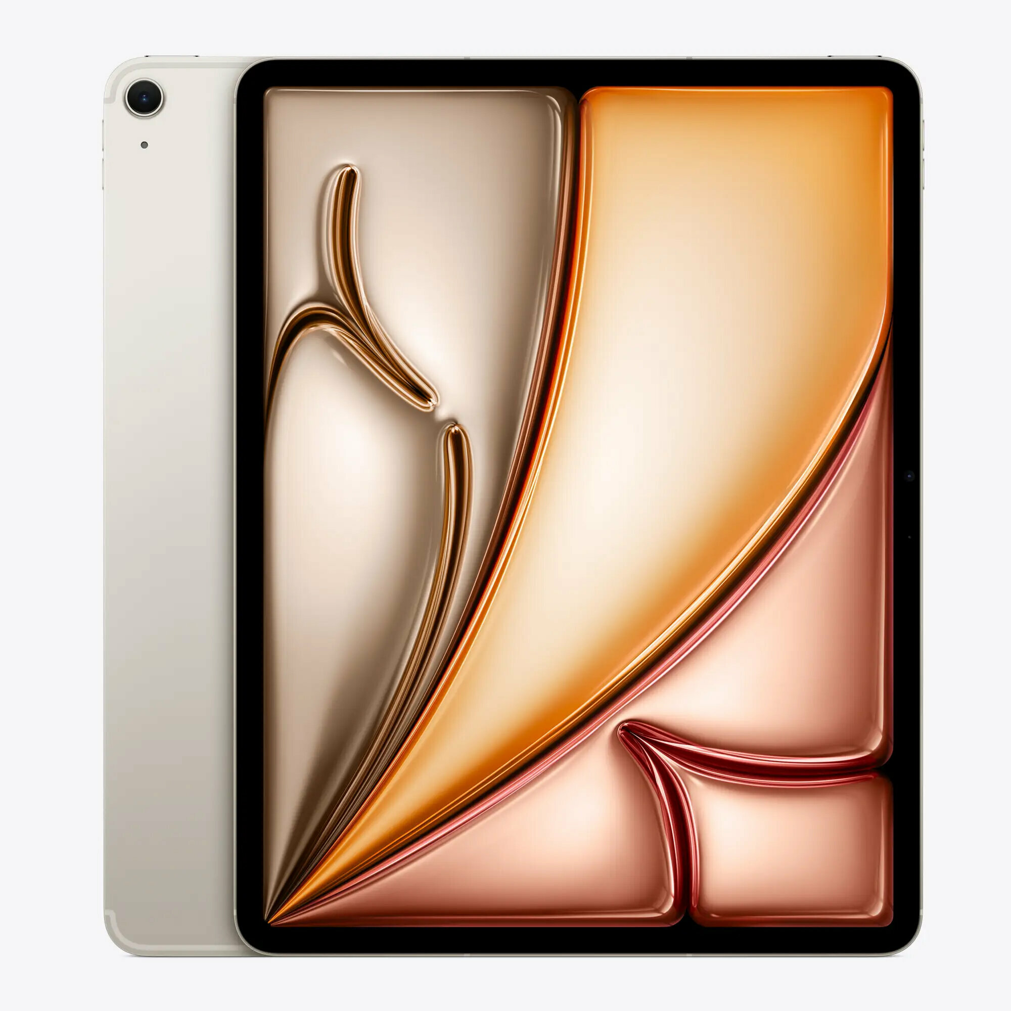 Планшет iPad Air 13 M4, 12 Мп, 60 Гц, 256Gb, Wi-Fi, Starlight, дизайн с толстыми рамками