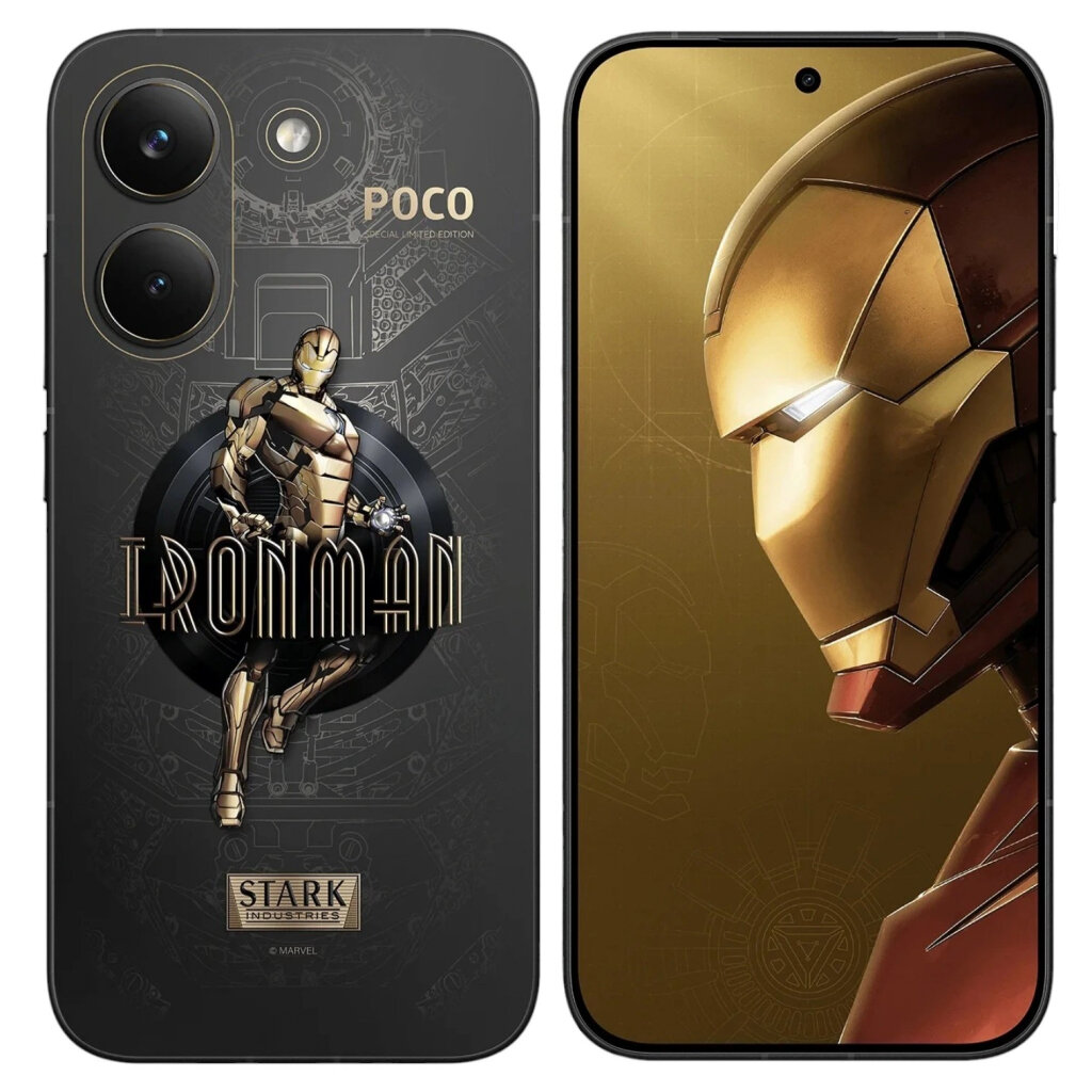 Смартфон Poco X8 Pro, 5G, NFC, Dolby Atmos, 8/512Gb, Iron Man Edition (коллаборация с Marvel)