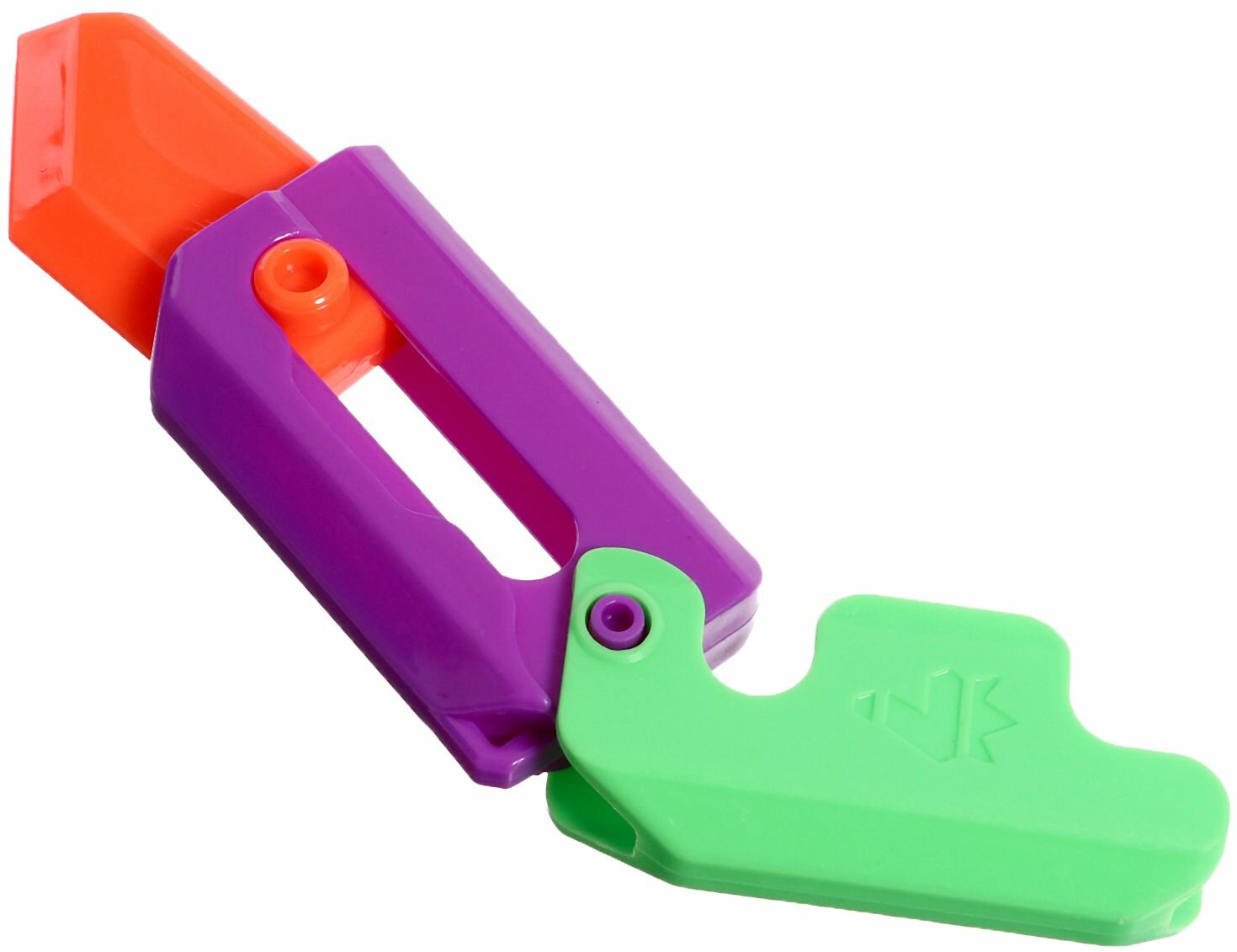 Детский гравитационный нож-фиджет "Gravity Pocket Knife", 3D игрушечное оружие, сенсорная игрушка-антистресс для тренировки моторики и координации движений