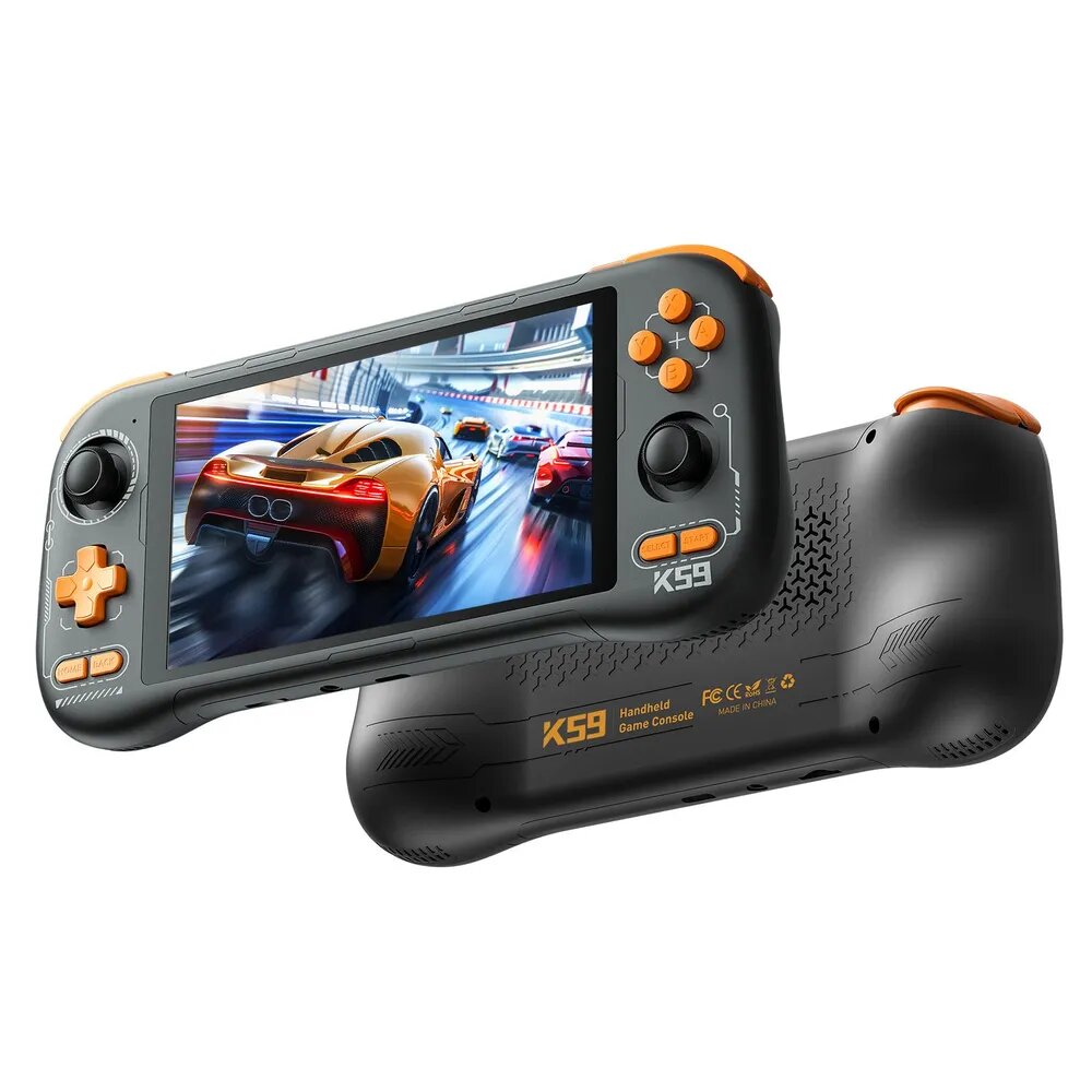 K59 6GB RAM + 128GB ROM PS2 симулятор приставка ретро игровая консоль портативная, Android система