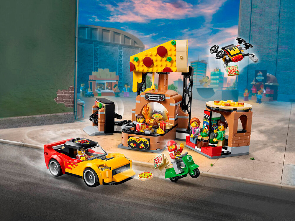 Конструктор LEGO City 60496 Конструктор Служба доставки пиццы