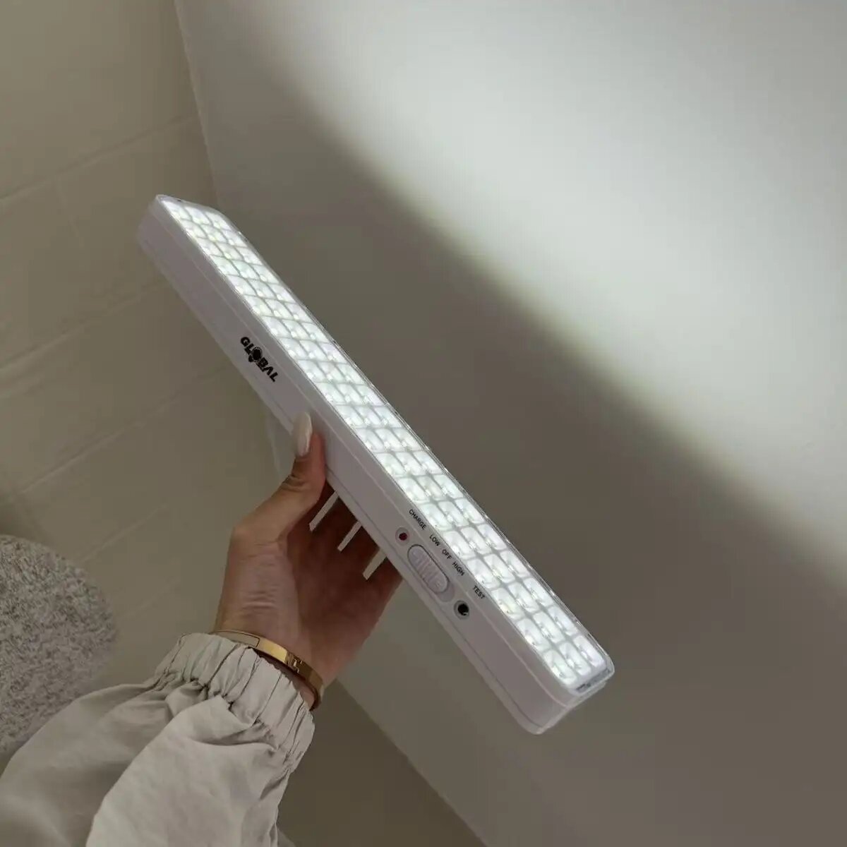 60LED аварийный светильник для дома и сада, длинная полоса, для внутреннего и внешнего использования, модель KEL-278L.