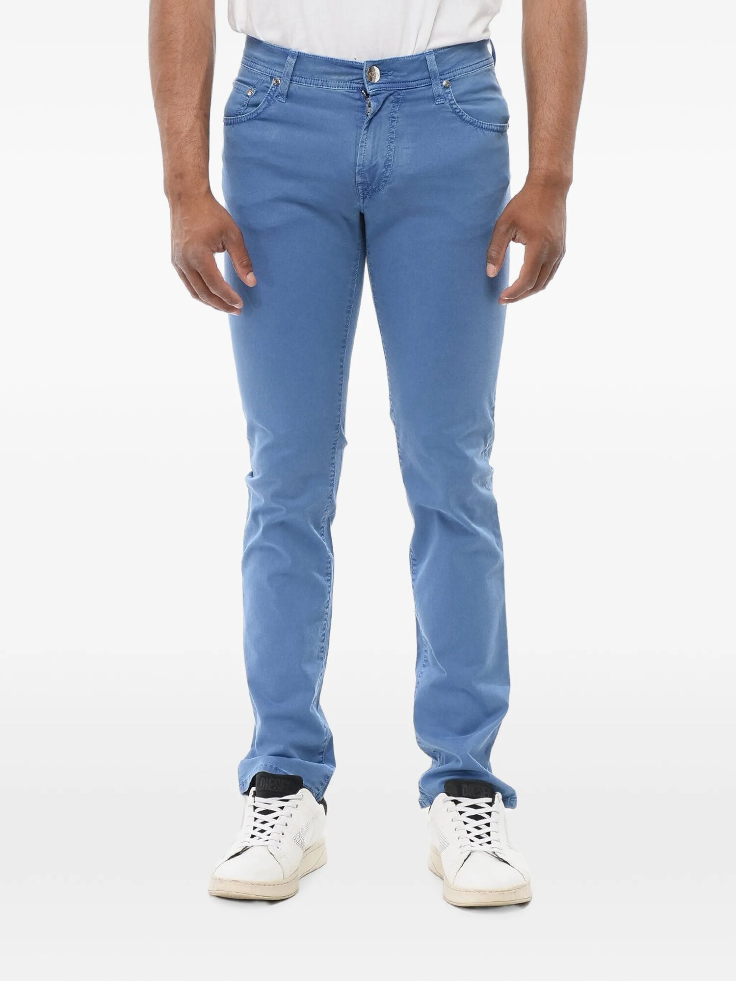 Джинсы Embroidered cotton jeans 