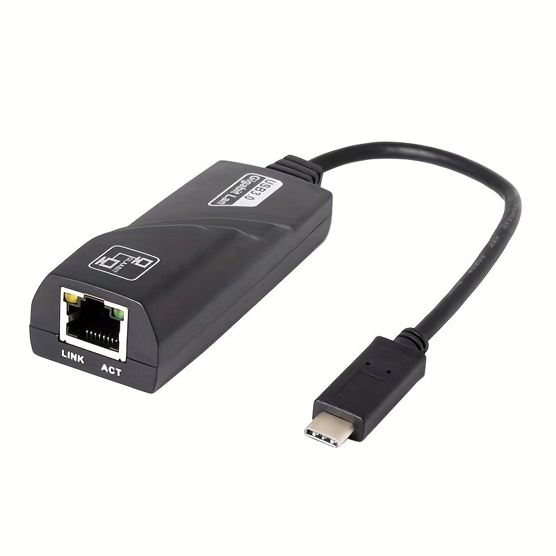 USB-C - RJ45 сетевой адаптер 100 Мбит/с, без драйверов, для MacBook Air, совместим с SmartThings