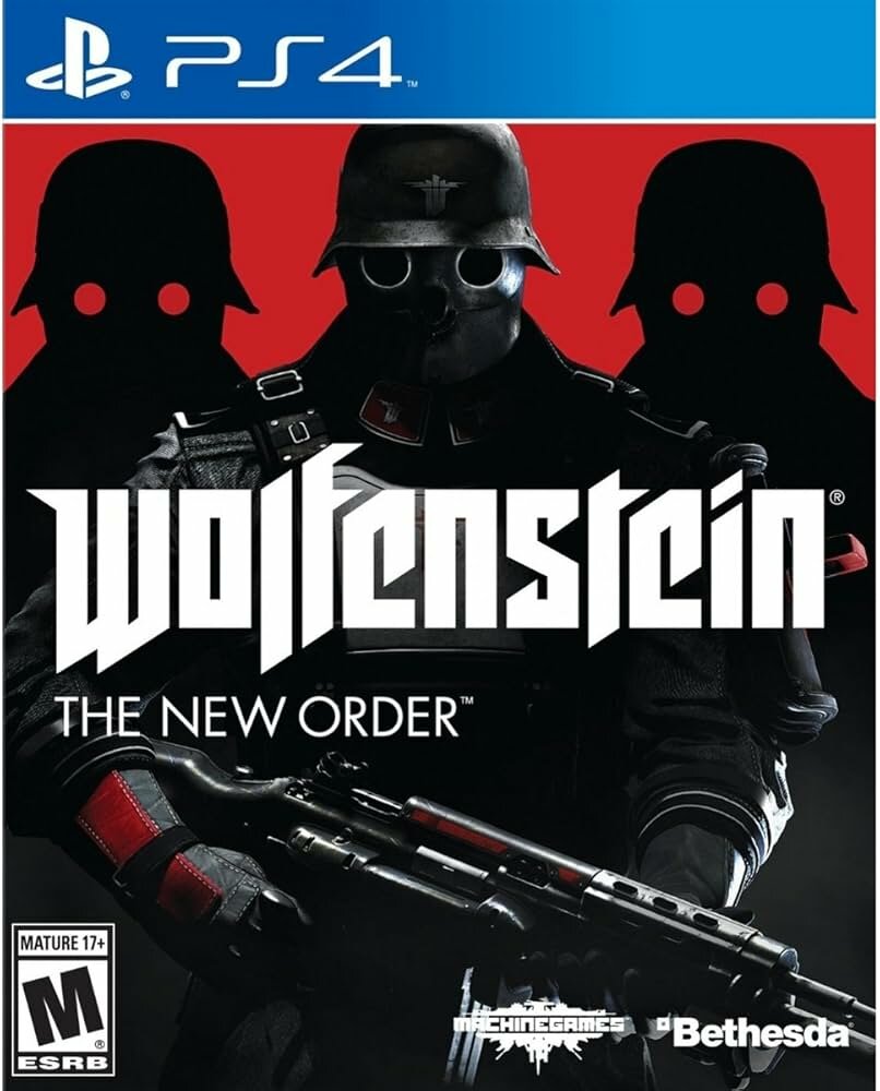 Игра Wolfenstein: The New Order. Издание на диске. Русская версия на ps4/ps5.