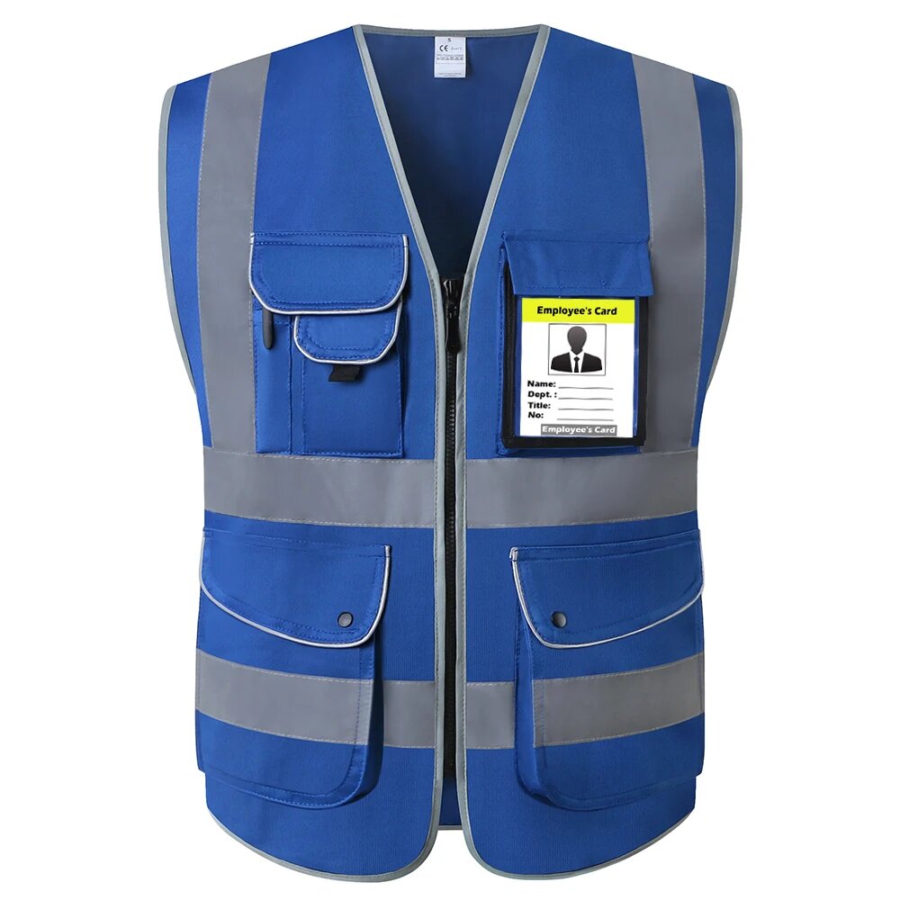 SPARDWEAR Розовый Рабочий Жилет Женский Синий, M-Chest 120cm, Blue