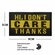 Патч "Hi, I Don't Care Thanks", 9x5 см, hook Loop