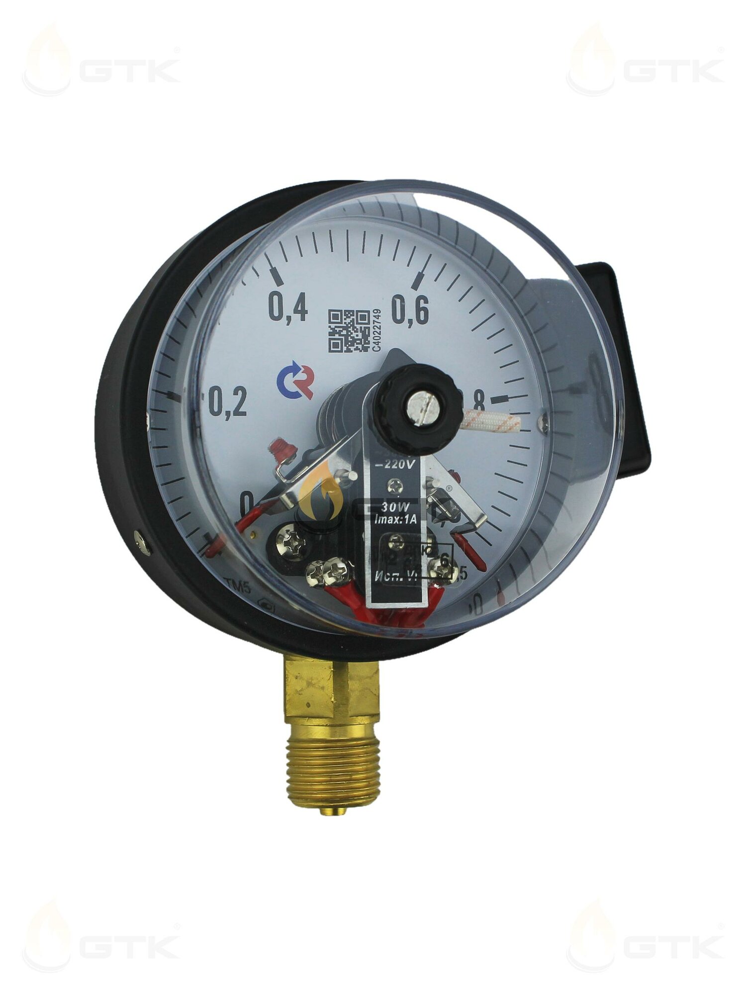 Манометр электроконтактный Росма ТМ-510Р.06 0-1 МПа G1/2" исп. VI, 00000006929