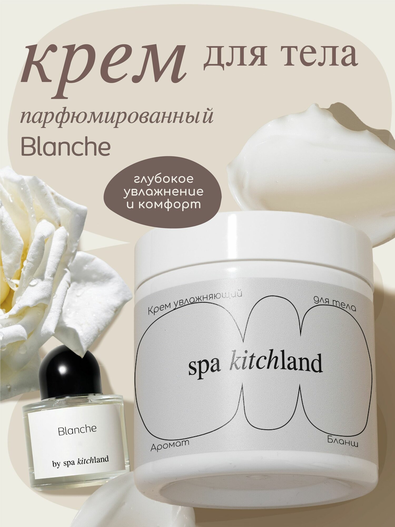Крем для тела парфюмированный Blanche