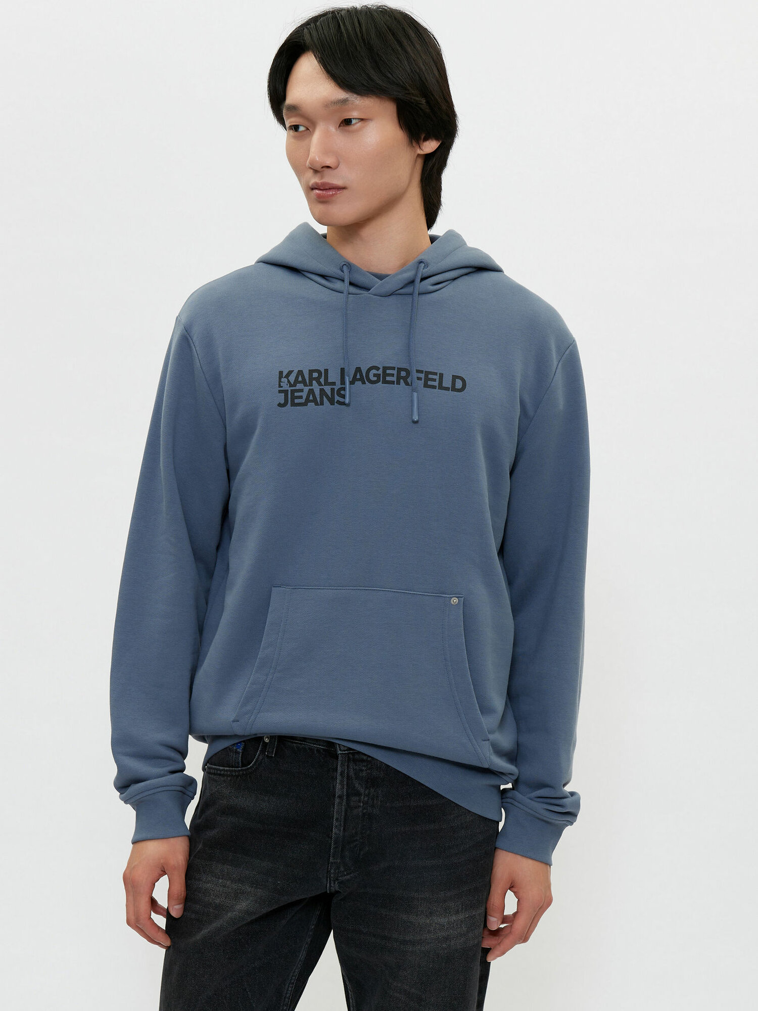 Толстовка KARL LAGERFELD JEANS, размер M, , синий