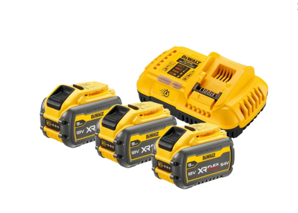 Аккумулятор и зарядное устройство DeWalt DCB118X3 (18В/3x9 Ач + 18В)