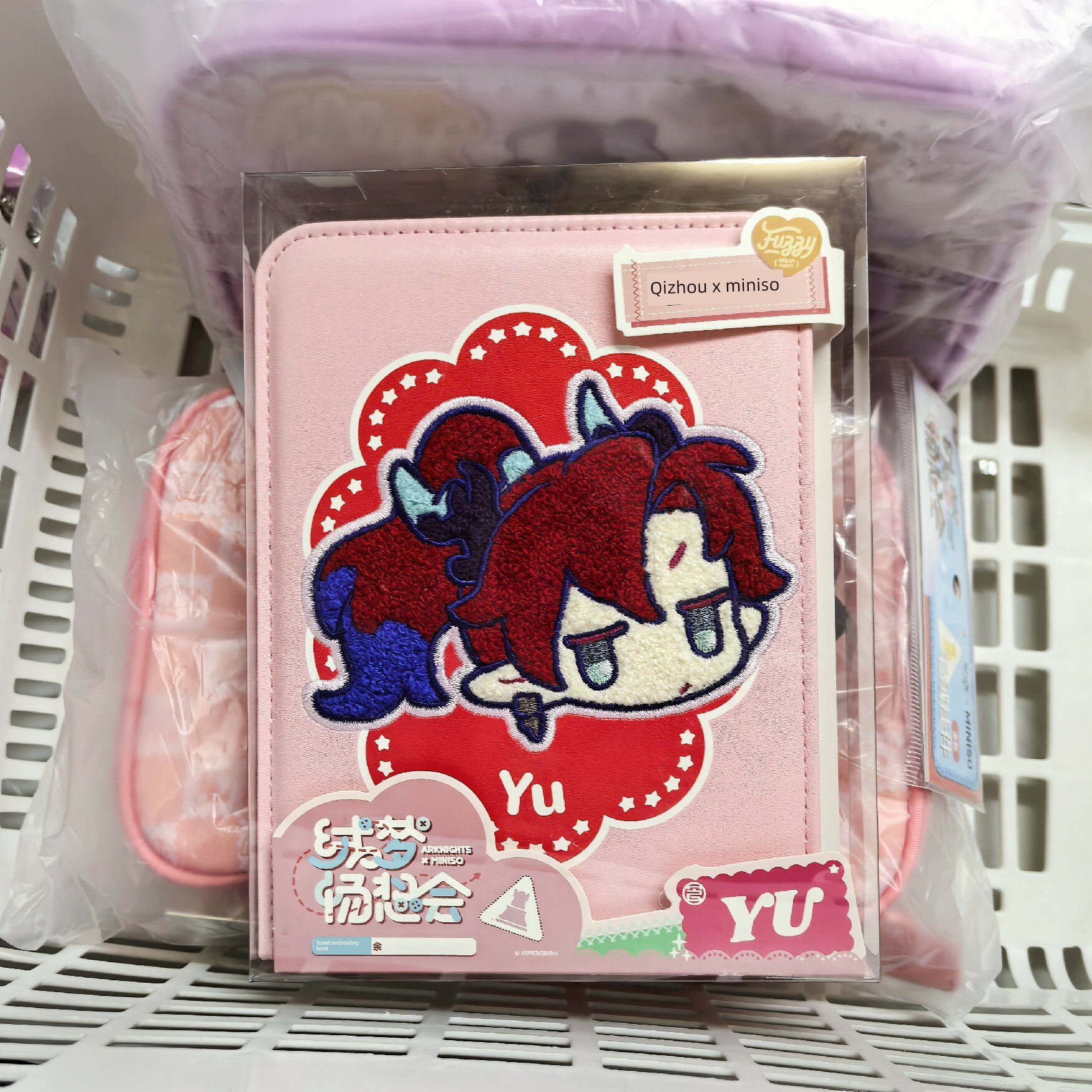 MINISO Arknights - Блокнот с вышивкой и полотенцем, Амия, Водная Луна, Эксусай, Оплата остатка Технические
