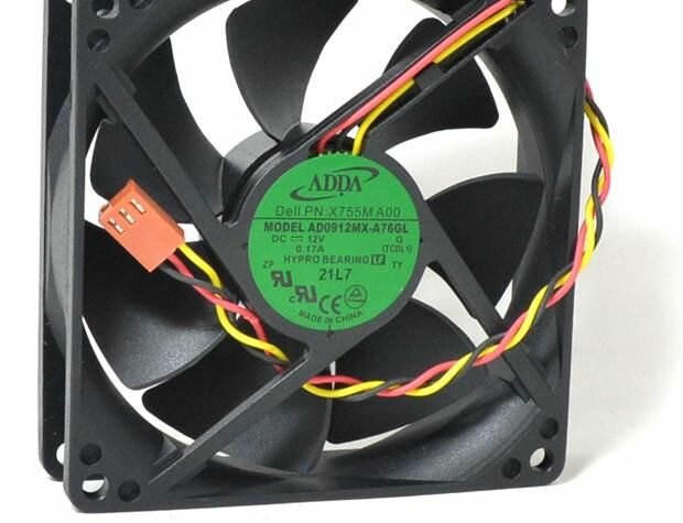 ADDA AD0912MX-A76GL 9025 9CM 12V 0.17A Трехпроводной шасси вентилятор питания